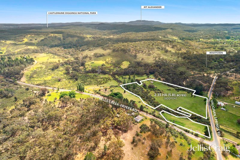 584 Campbells Creek-Fryers Road, Irishtown, VIC 3451 - Land for Sale