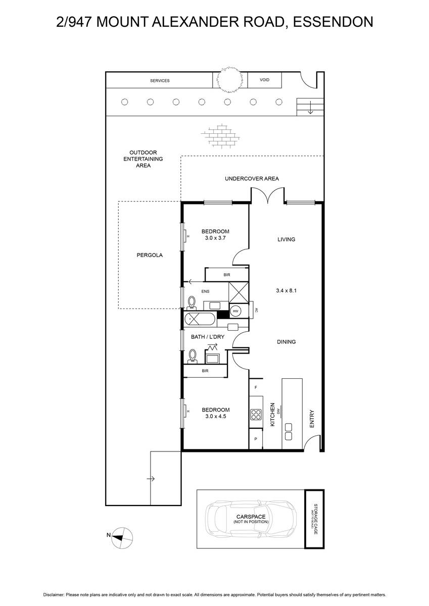 2/947 Mt Alexander Road, Essendon VIC 3040